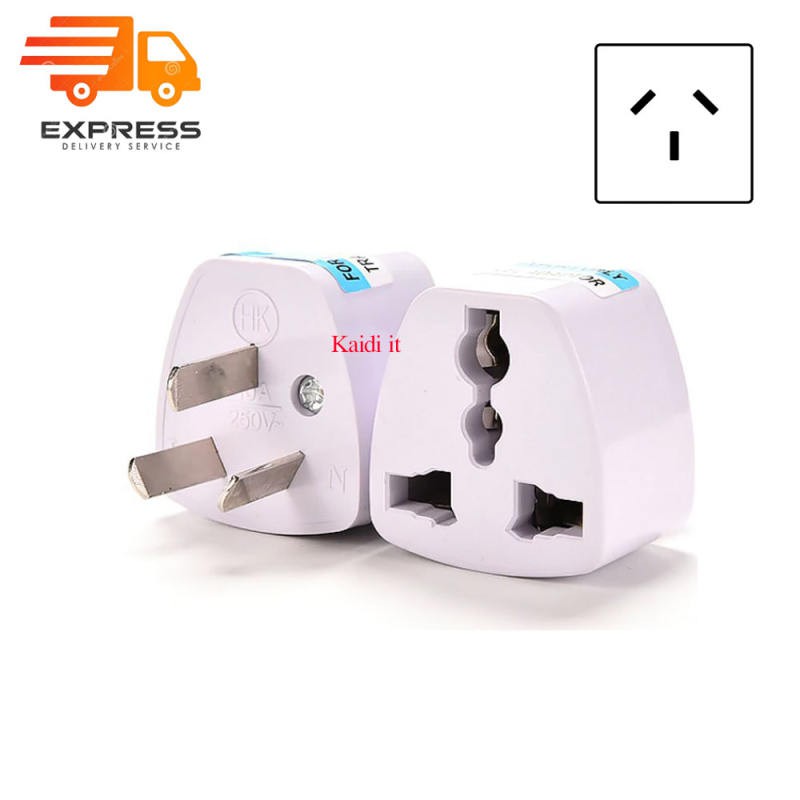Plug adapter ปลั๊กแปลงขา 3 ขา สำหรับใช้ใน จีน/EU/US/AU | Shopee Thailand