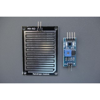 Raindrop Rain Sensor Module MH-RD เซ็นเซอร์ วัดปริมาณ น้ำฝน ฝน ใช้ได้กับ Arduino ESP8266 ESP32 ...