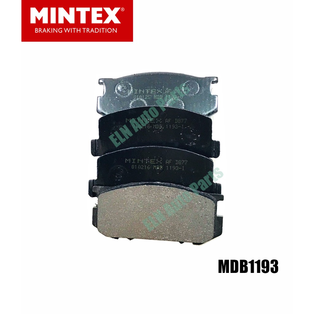Mintex ผ้าเบรคหน้า (ของอังกฤษ) (brake pad) โตโยต้า โคโรลล่า TOYOTA ...