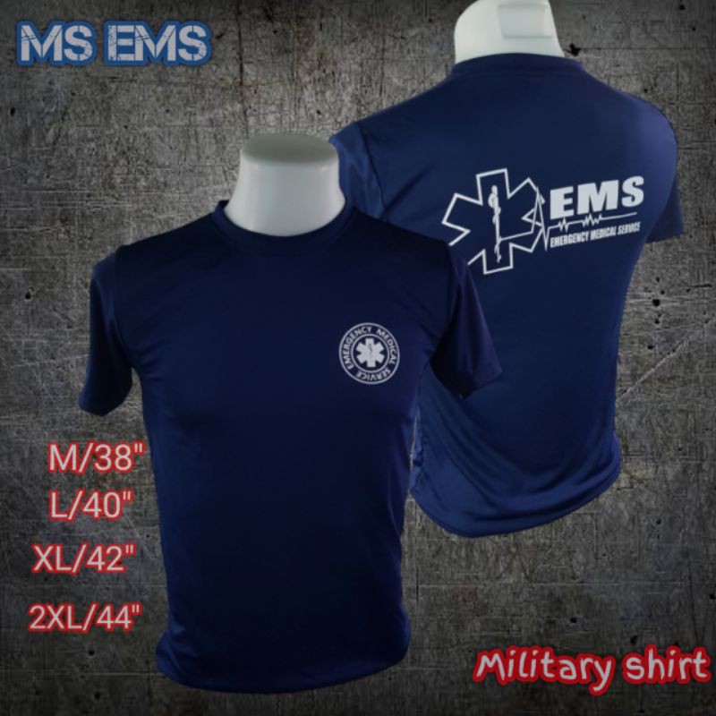 เสื้อยืดEMS 1669 กู้ชีพ กู้ภัย ทีมฉุกเฉิน | Shopee Thailand