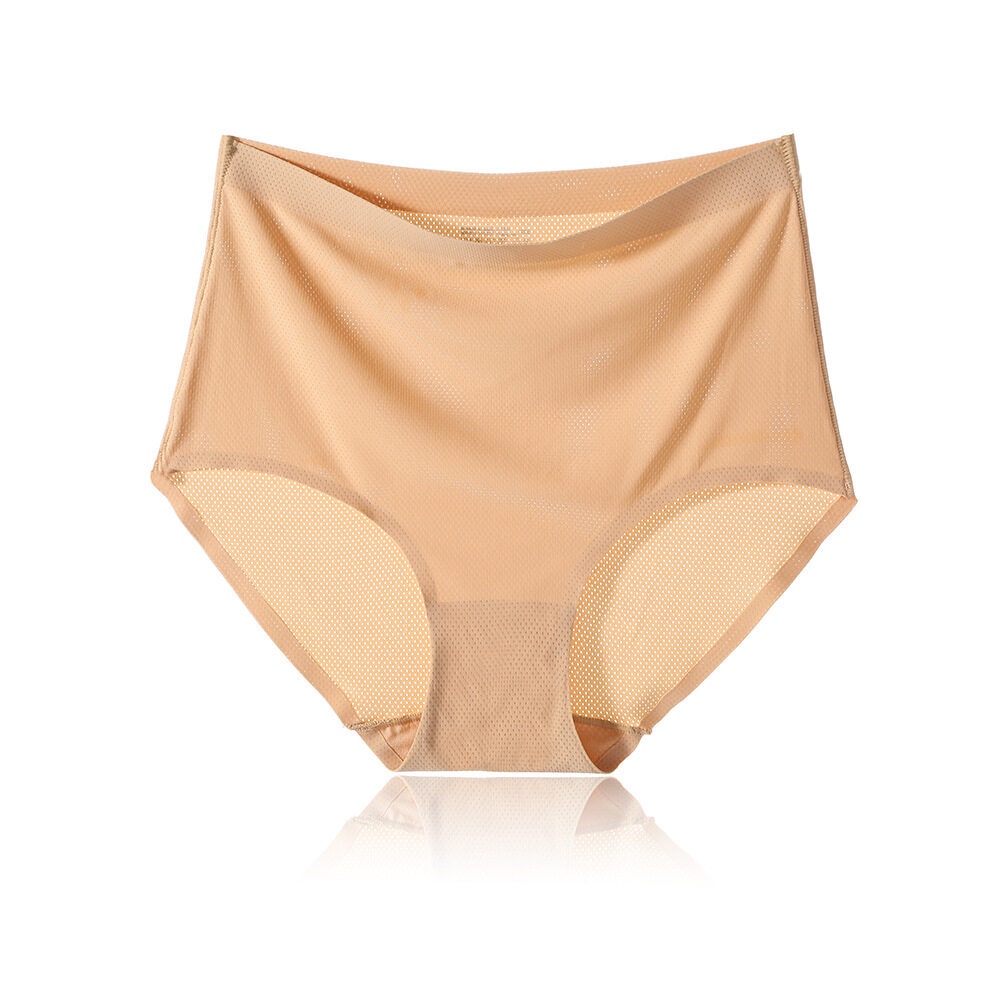 กางเกงในไร้ขอบ ไซสใหญ่ ผ้าไนล่อน รูตาข่าย ไม่อับชื้น ระบายอากาศได้ดี 70-100KG.ใส่ได้ C01 ...