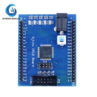 Xilinx XC9572XL CPLD Development Board Brassboard Learning Board JTAG Interface DC Power Supply ...