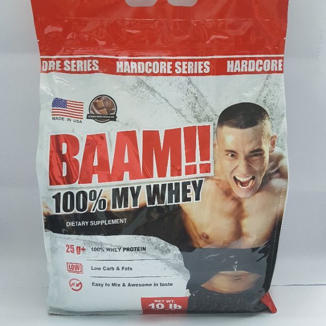 BAAM 100% MY WHEY 10lb รส Double Rich Chocolate | Shopee Thailand