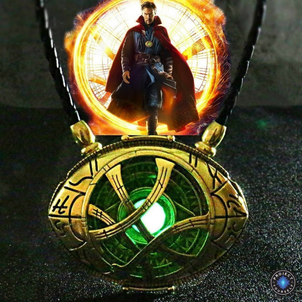 พร้อมส่ง ! สร้อยคอ Eye of Agamotto Amulet ของ Dr.Strange ขนาด 1:1 เรือง ...