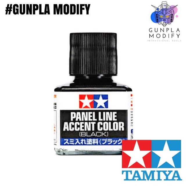 TAMIYA 87131 Panel Line Accent Color น้ำยาตัดเส้น Black 40 ml | Shopee ...