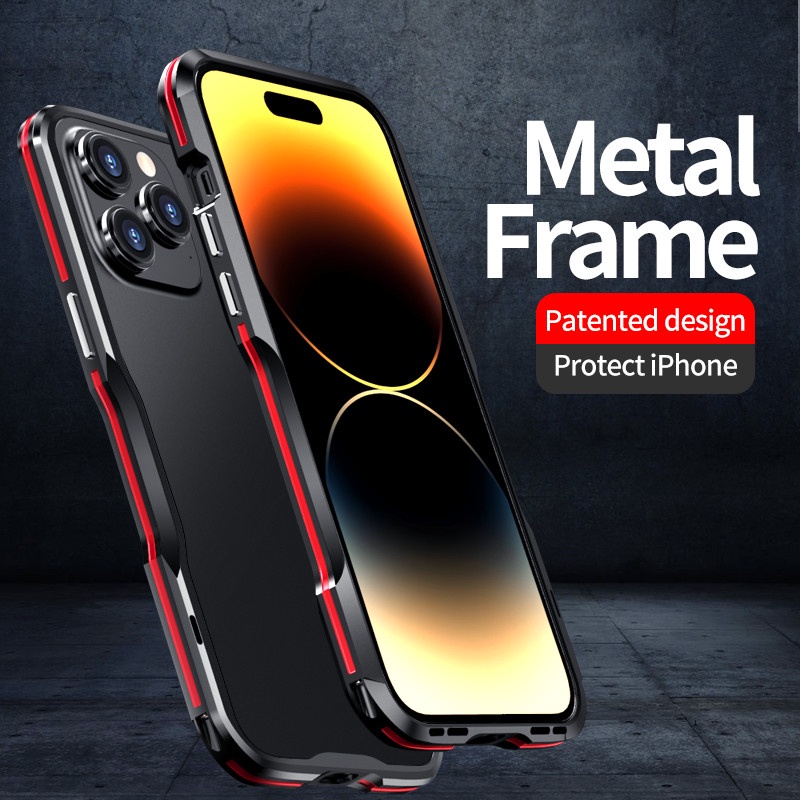 Metal Bumper Compatible For iphone 11 Pro X XS Max XR 7 8 Plus ...