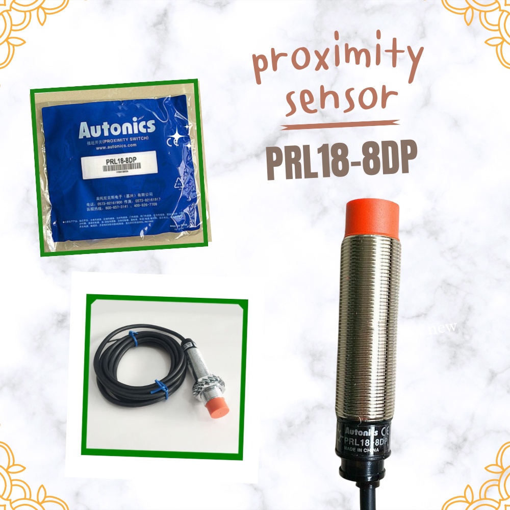 proximity sensor PRL18-8DP เซนเซอร์พรอกซิมิตี้ เซนเซอร์ตรวจจับโลหะ ...