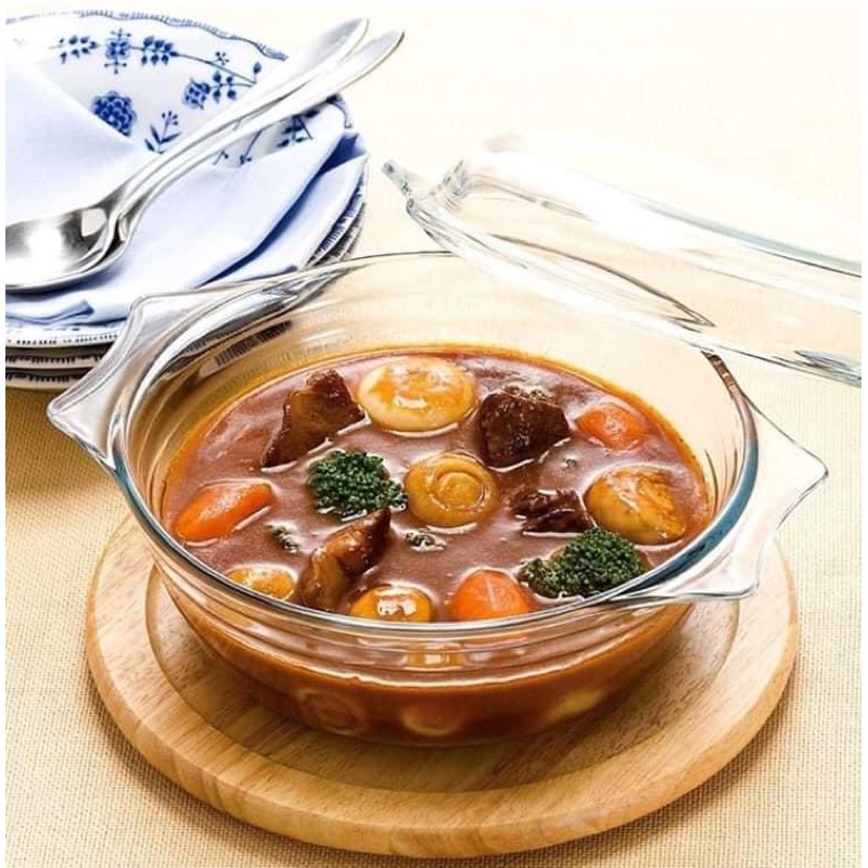 Pyrex made in Japan ชามแก้วทนความร้อนสูงพร้อมฝาปิด | Shopee Thailand