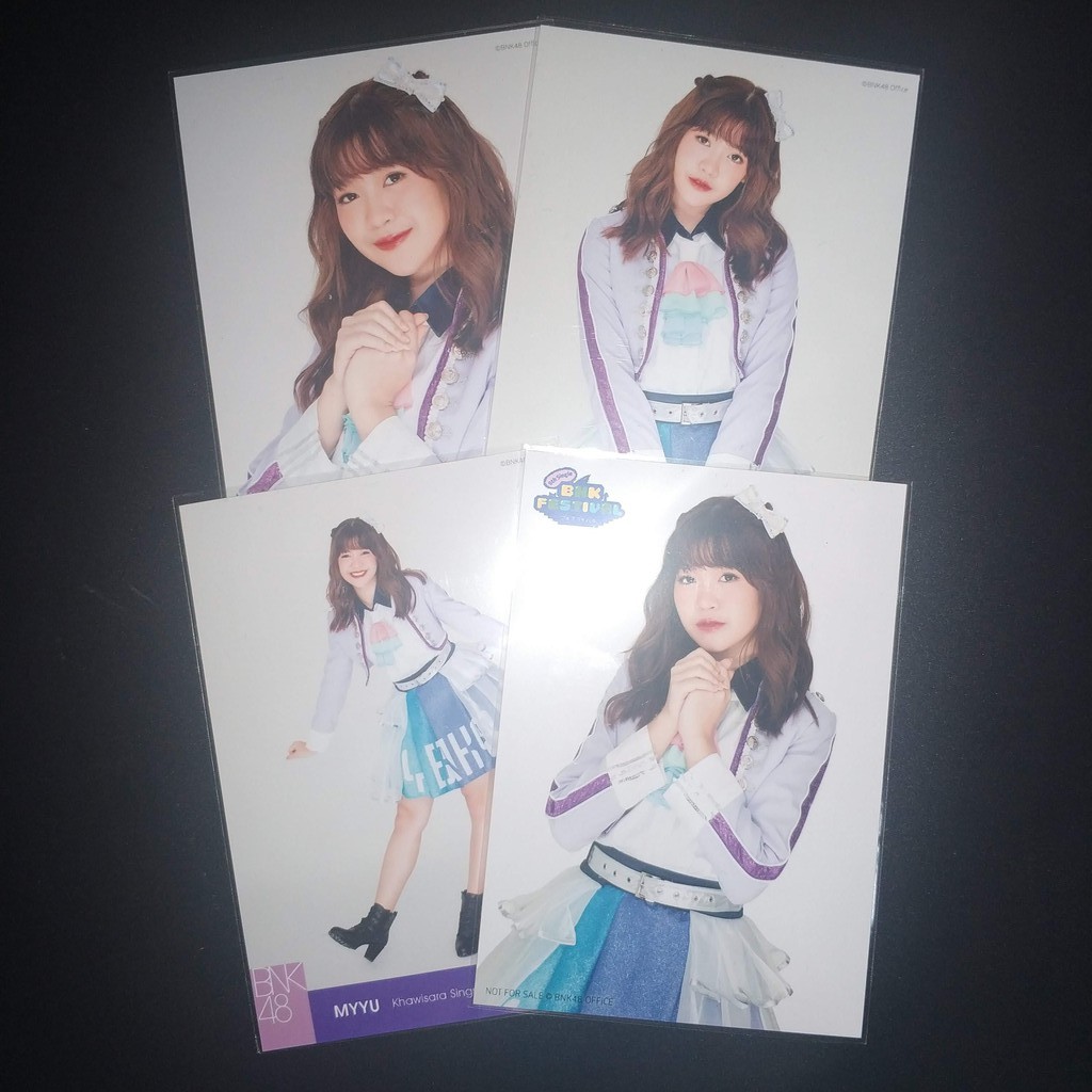 โฟโต้เซ็ต 15 BNK Festival มายยู คอมพ์ 4 ใบ Photo Set 15 โฟโต้เซ็ต BNK48 | Shopee Thailand