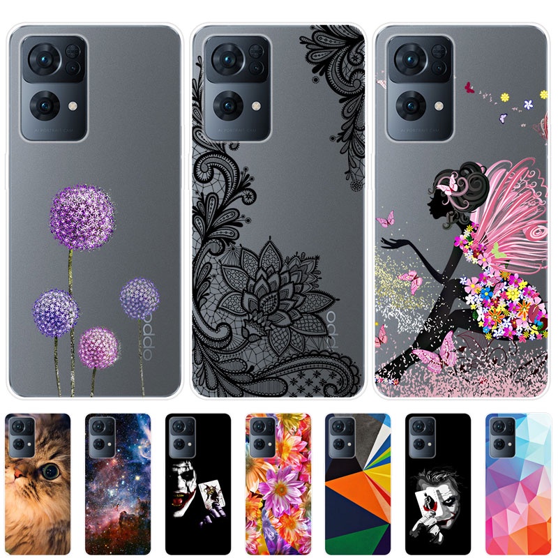 เคสสำหรับ OPPO Reno7 Pro 5G เคสซิลิโคน Soft Back Cover OPPO Reno 7 Pro ...