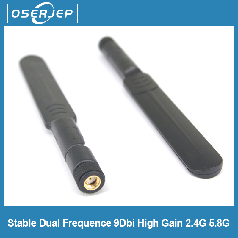 เสาอากาศแบบ Dual frequence 5dBi High Gain 2.4 G 5.8 G WIFI Antenna ...