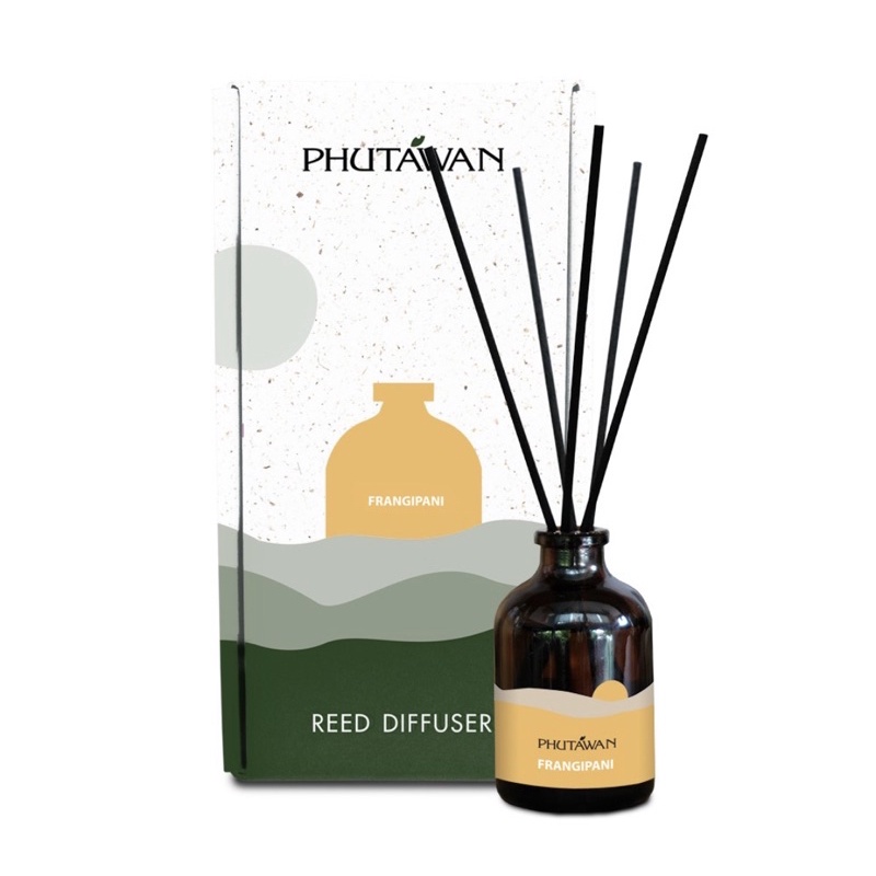 ก้านไม้หอมปรับอากาศ 50 ml. Reed Diffuser ภูตะวัน phutawan น้ำหอมปรับ ...