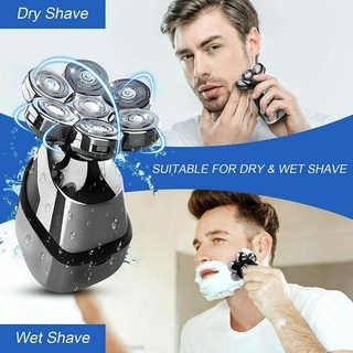 Electric Multifunctional Shaver 7D Head Razor Bald Beard Hair Skull ...