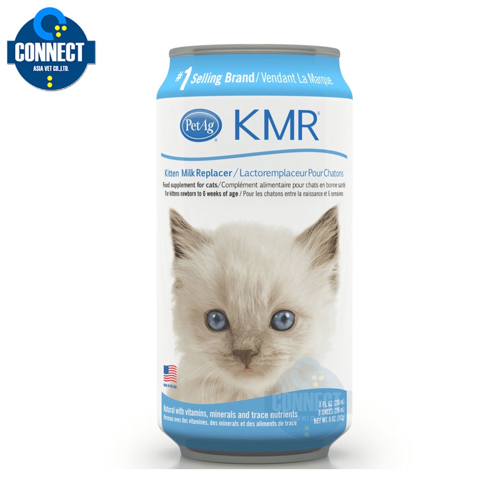 KMR Liquid for milk kitten นมน้ำสำหรับลูกแมว พร้อมทาน ขนาด 325ml.(11 oz ...