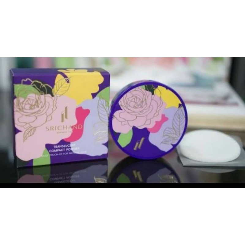 แป้งโปร่งแสง ศรีจันทร์ ขนาด9 กรัม srichand Translucent Compact powder ...