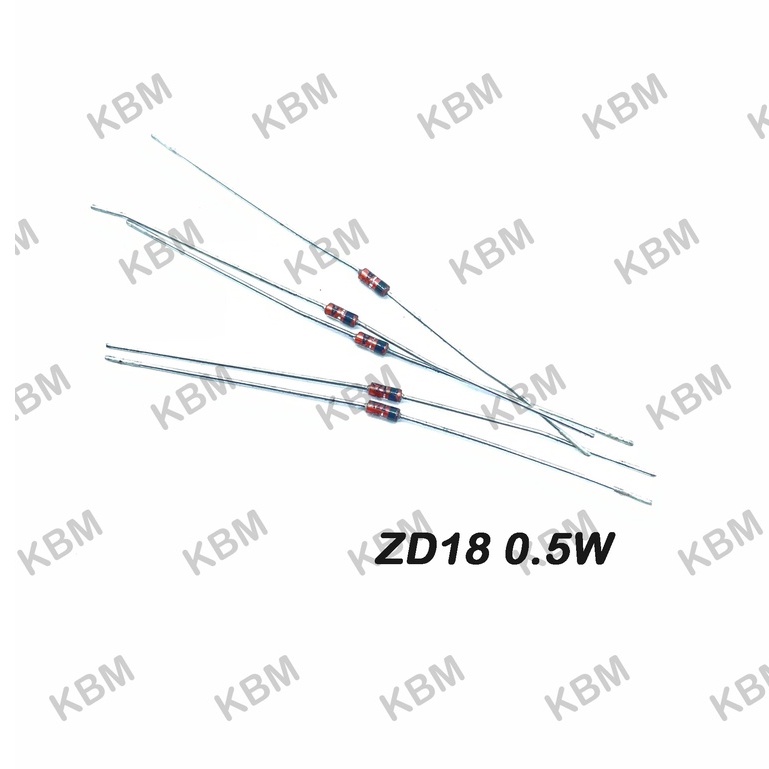 Zener diode (ซีเนอร์ไดโอด) ZD18 0.5W ZD20V 0.5W.. ZD20V 0.5W. ZD20V 0 ...