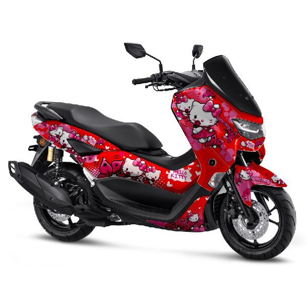 Merah Nmax Full Body Decal Full Body Sticker New Nmax 2020 - 2024 สีแดง ...