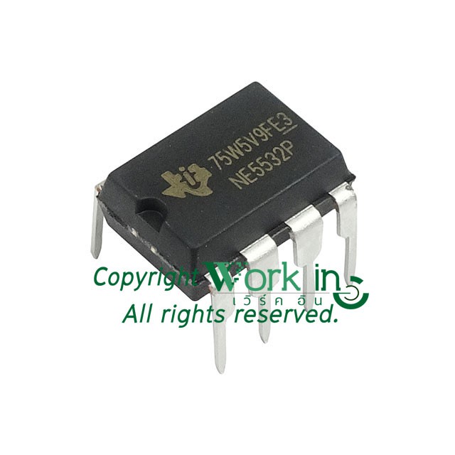 NE5532P NE5532 5532P 5532 IC OP-AMP Texas ไอซี ออปแอมป์ | Shopee Thailand