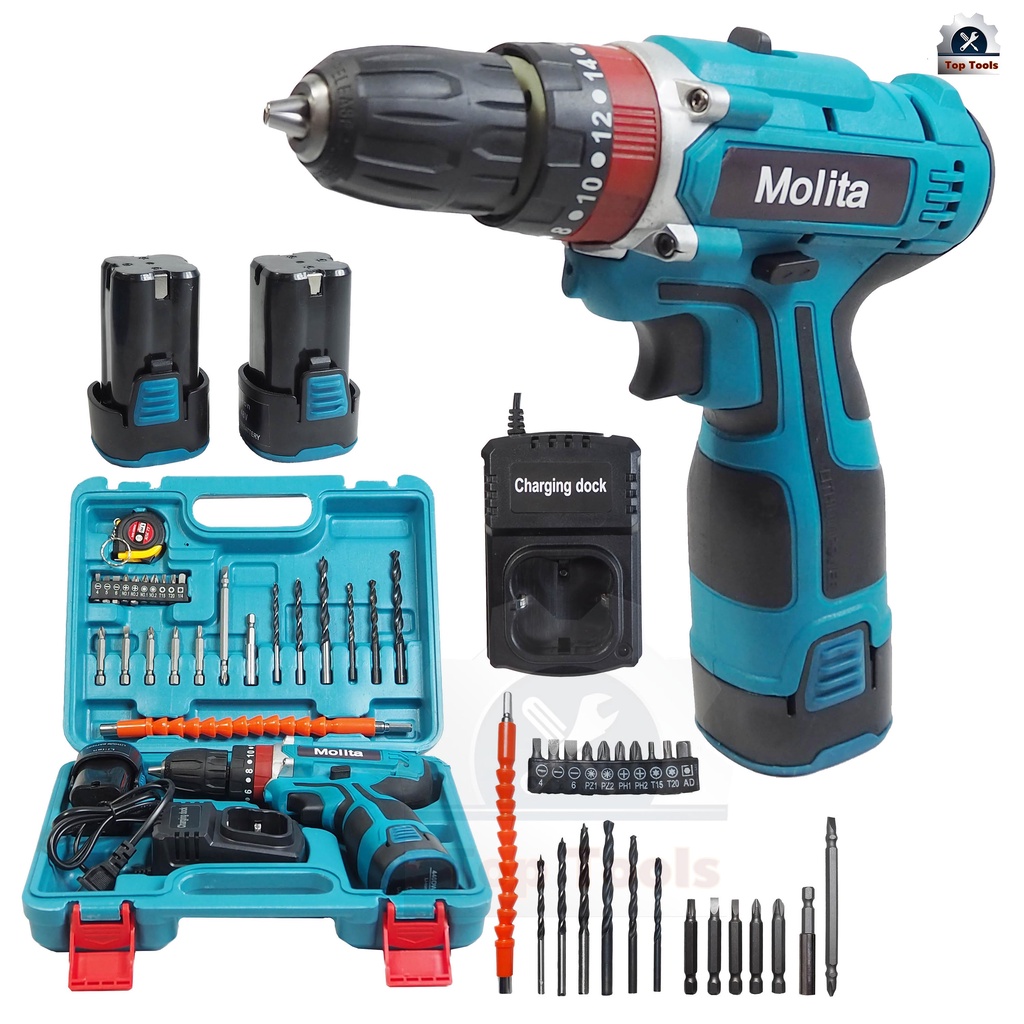 MOLITA 99V 3 ระบบ มีระบบกระแทก แบตเตอรี่ Li-ion อย่างดี 2 ก้อน พร้อม ...