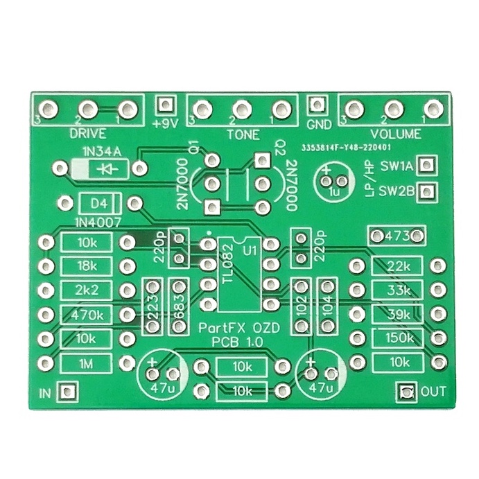 PCB วงจร OCD V.4 สำหรับ DIY | Shopee Thailand