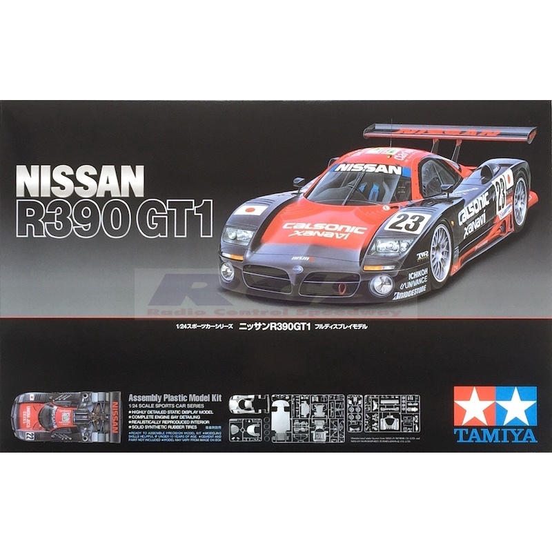 🏆 TAMIYA 24192 ชุดประกอบจำลองมาตราส่วน 1:24 NISSAN R390 GT1 โมเดลประกอบ ...