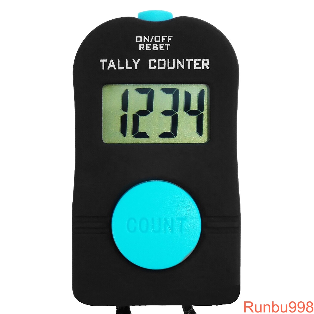 Hand Tally Counter Digital Manual Clicker Electronic Countdown Timer ...