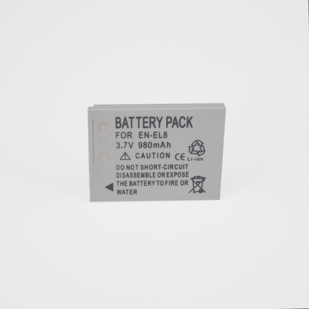 แบตเตอรี่กล้อง รุ่น EN-EL8 / ENEL8 Replacement Battery for Nikon (0093 ...
