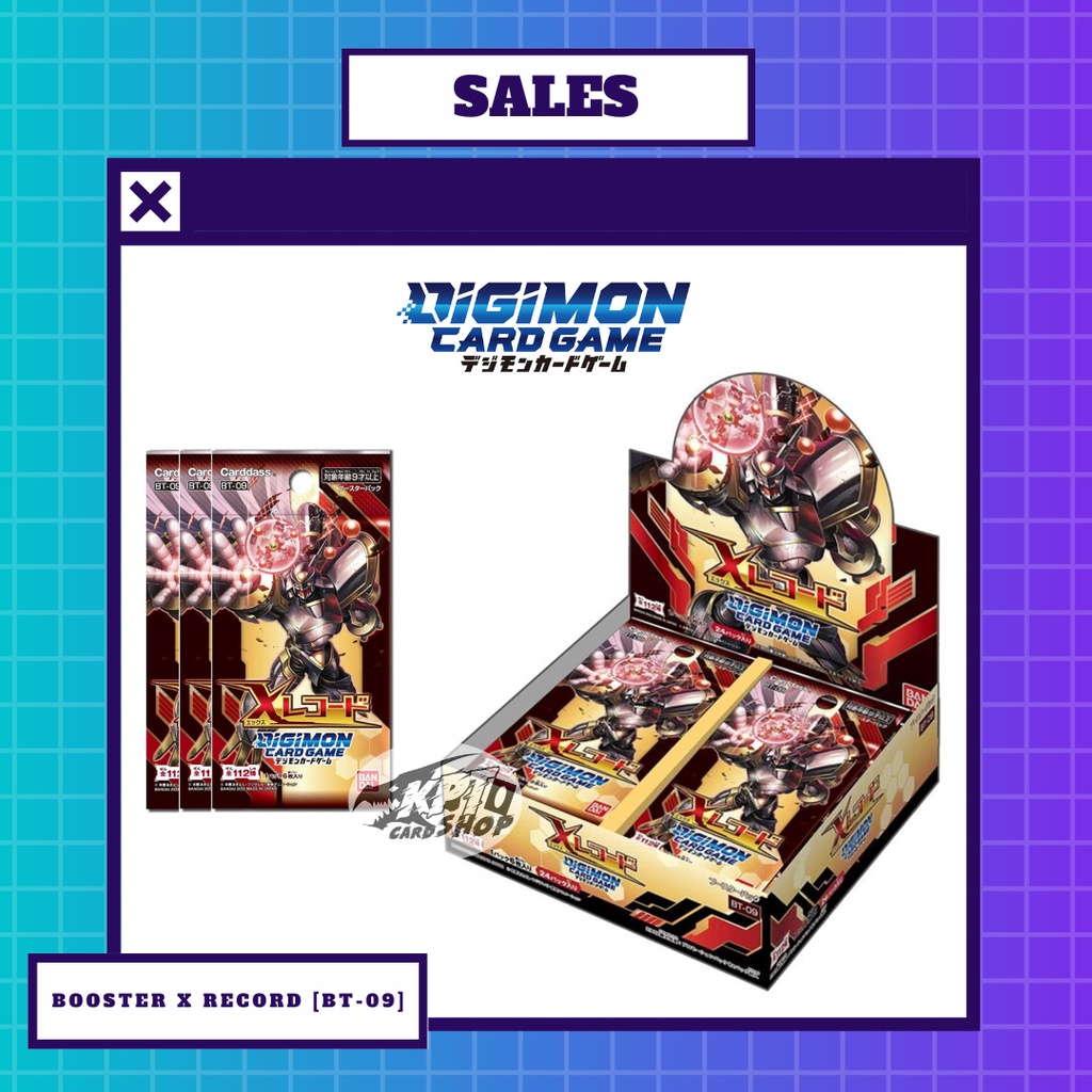 Digimon Card Game BT-09 X Record(ส่งฟรี) | Shopee Thailand