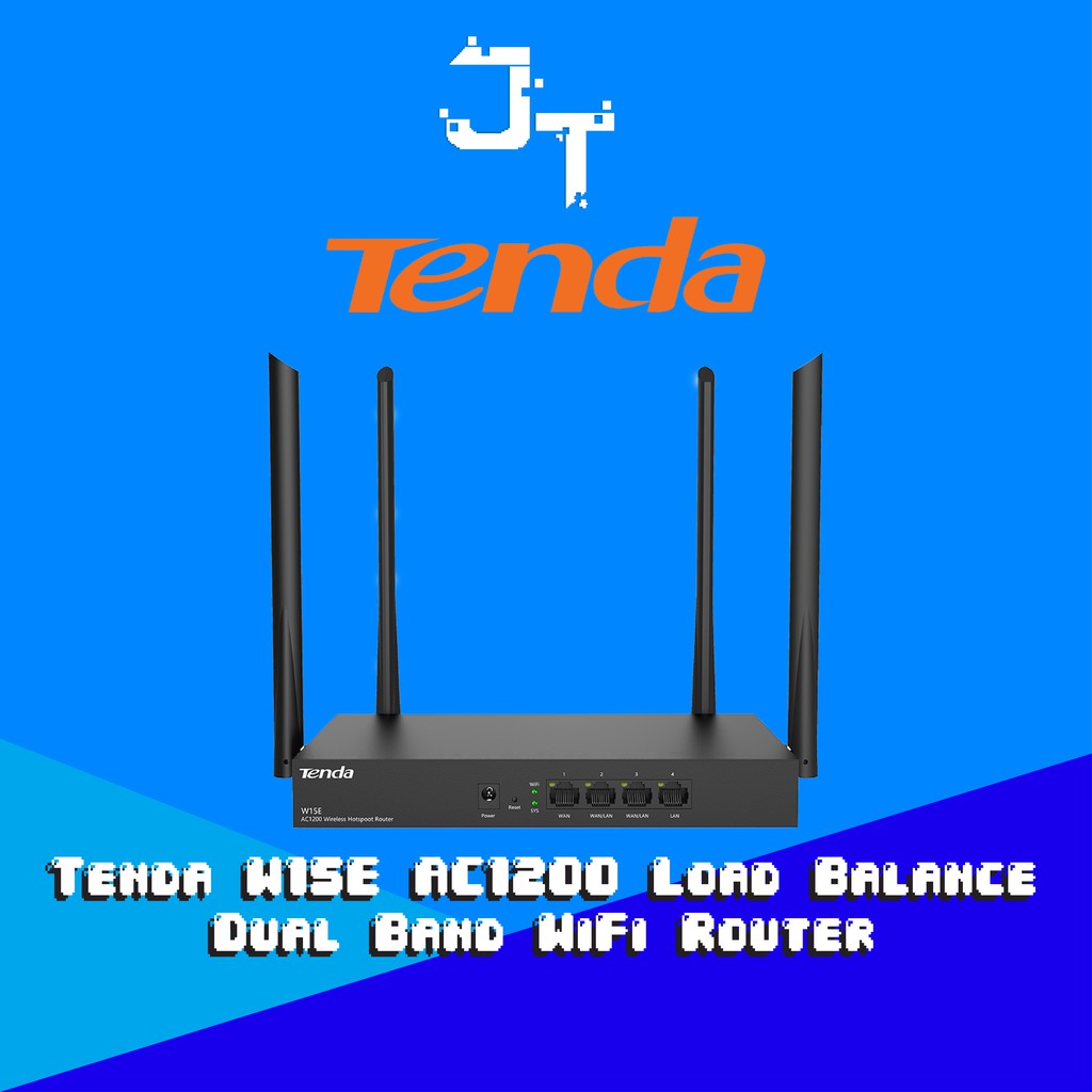 Tenda เราเตอร์ฮอตสปอตไร้สาย W15E V2 AC1200 | Shopee Thailand