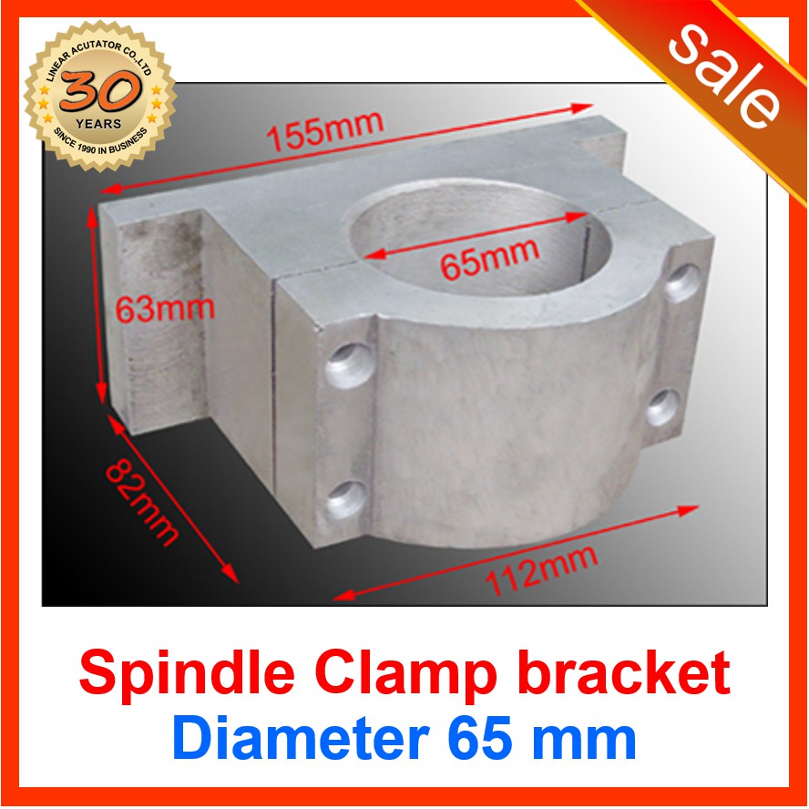 261 พร้อมส่ง Spindle Clamp bracket 65/80/100mm Suitable for spindle ...
