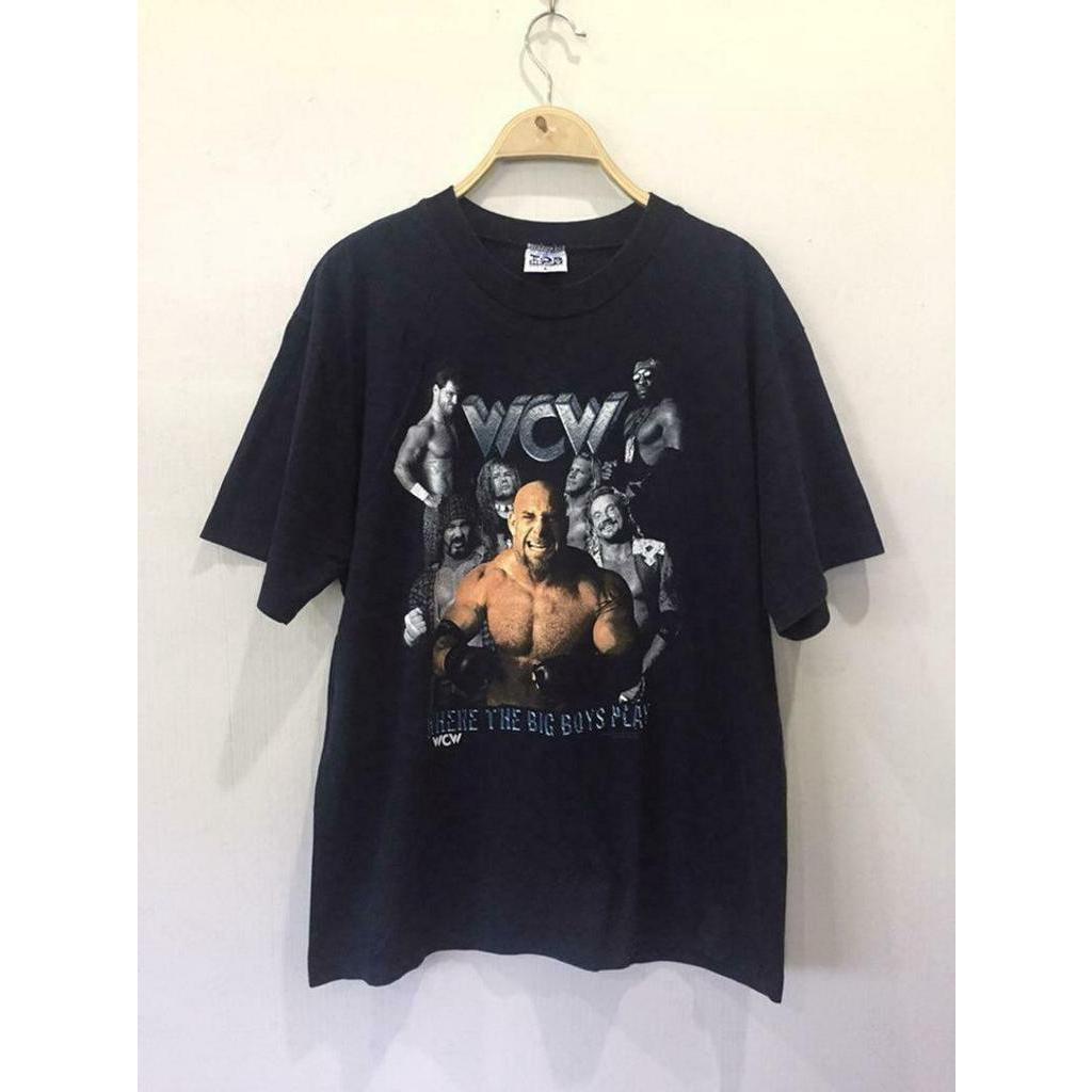Vtg 90S Wcw Wwe Wwf Goldberg แชมป์โลกมวยปล้ําโปรโมชั่นเสื้อยืดขนาดใหญ่ ...