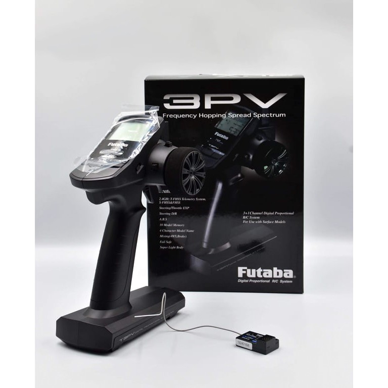 FUTABA 3PV Transmitter – 3(+1)-Channel Digital Proportional RC System ...