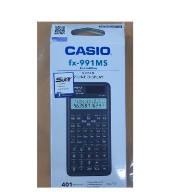 FX 991 MS เครื่องคิดเลขวิทยาศาสตร์ ของแท้ รับประกัน | Shopee Thailand