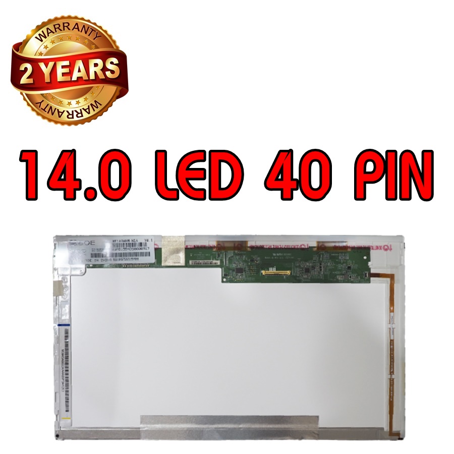 รับประกัน 2 ปี จอโน๊ตบุ๊ค 14.0 LED 40 PIN HD (1366*768) 14 นิ้ว แอลอีดี 40 พิน | Shopee Thailand