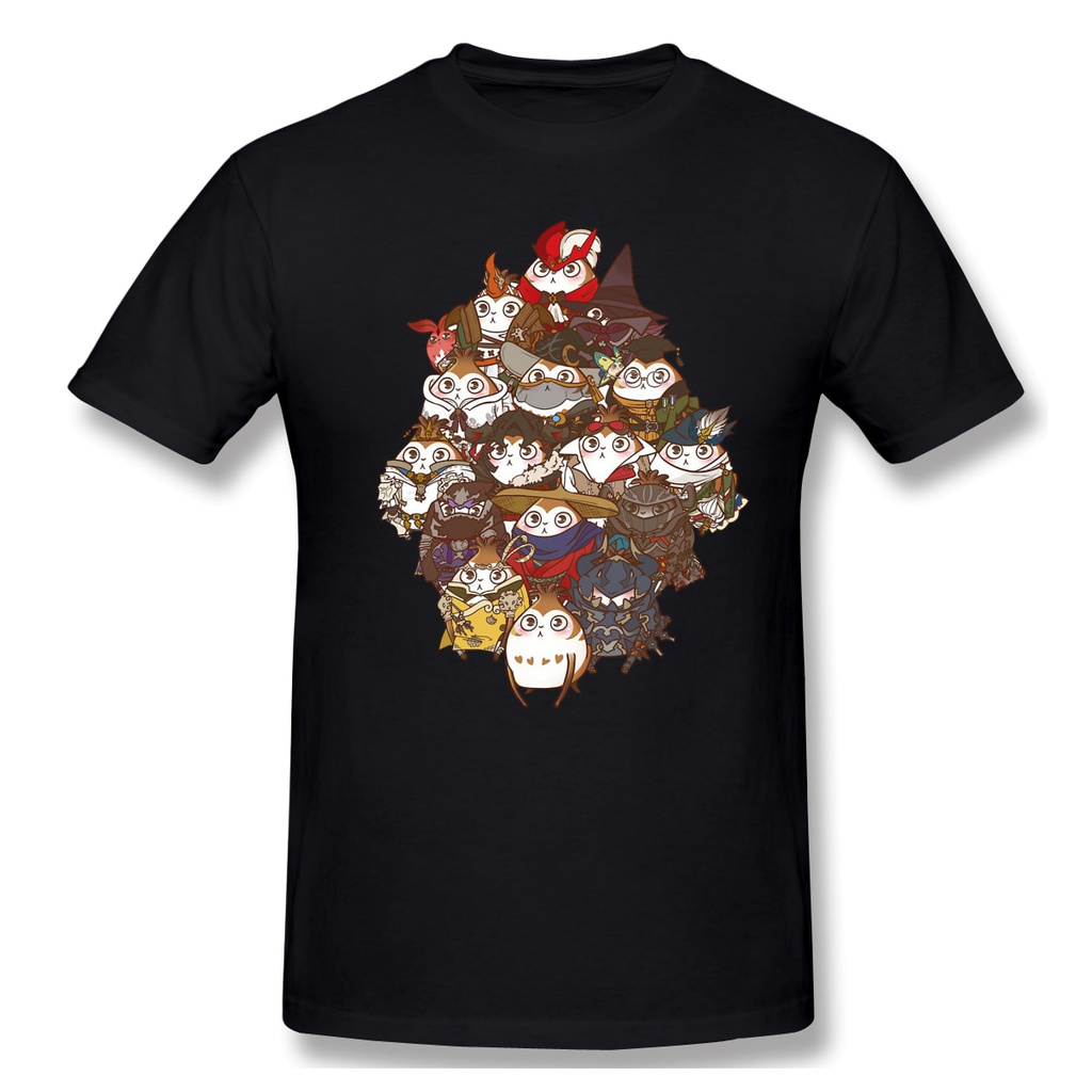Ffxiv - All Classes Paissa Brats Casual T Shirt Final Fantasy Tee Shirt ...