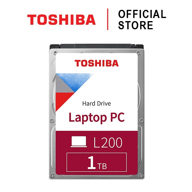 Toshiba HDD Notebook (1TB) SATA 2.5 รุ่น (L200) HDWL110 :5400RPM C/B ...