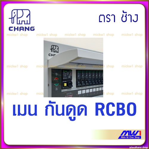 ช้าง Chang ตู้คอนซูเมอร์ รุ่น UPR กันดูด RCBO 4ช่อง,6ช่อง,8ช่อง,10ช่อง,12ช่อง | Shopee Thailand