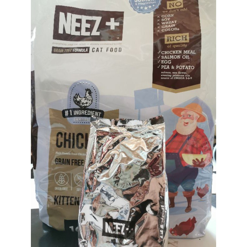 อาหารแมว Neez+ grain free 1 kg | Shopee Thailand
