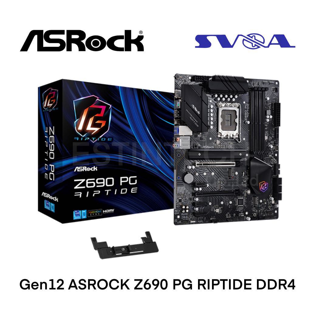 Mainboard(เมนบอร์ด) 1700 ASROCK Z690 PG RIPTIDE DDR4 ของใหม่ประกัน 3ปี ...