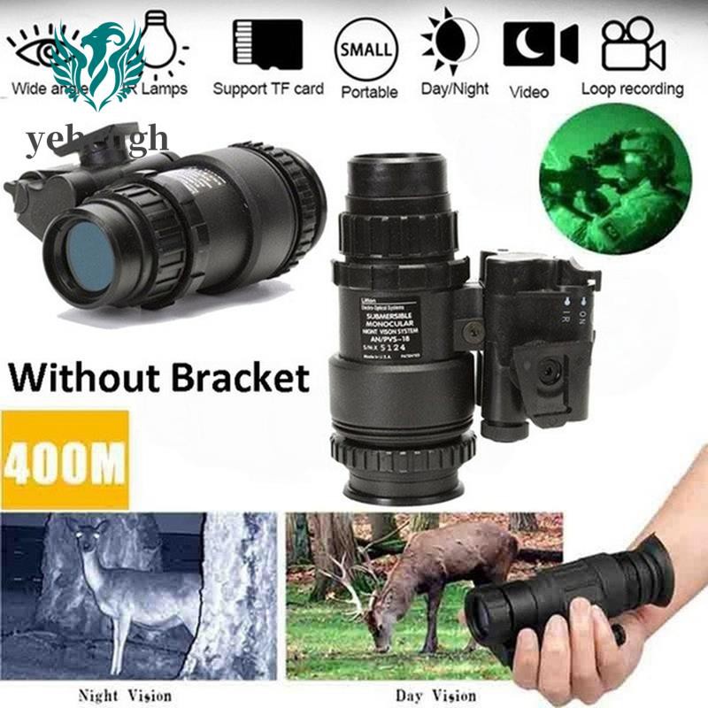 Pvs-18 หมวกกันน็อคอินฟราเรด Hd แว่นตาดิจิตอล Night Vision | Shopee Thailand