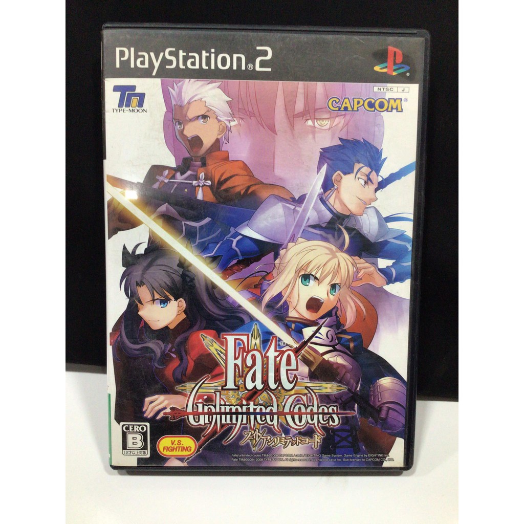 แผ่นแท้ [PS2] Fate/Unlimited Codes (Japan) (SLPM-55108) Fate stay night ...
