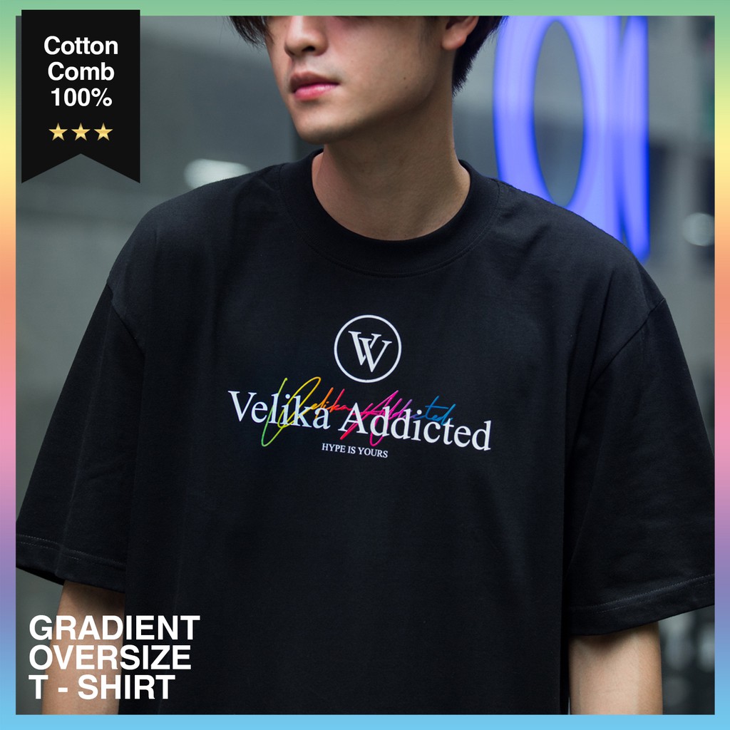 เสื้อ Oversize "Gradient" | Velika | Shopee Thailand