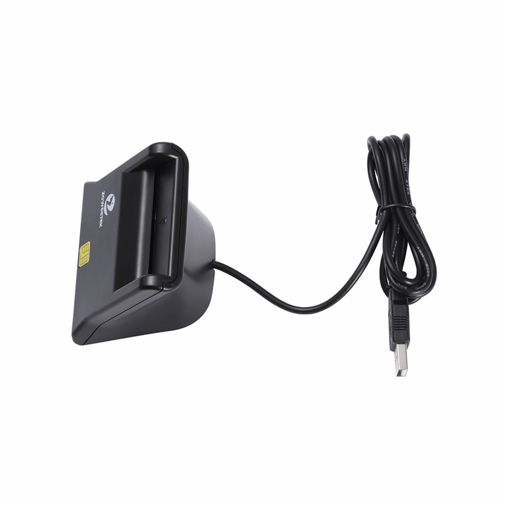 เครื่องอ่านบัตรประชาชน Smart Card Reader ZOWEETEK รุ่น ZW-12026-3 ...