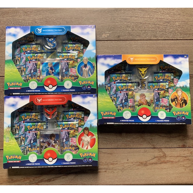 Pokemon - Pokemon Go Team Instinct / Team Mystic / Team Valor Box - New ...