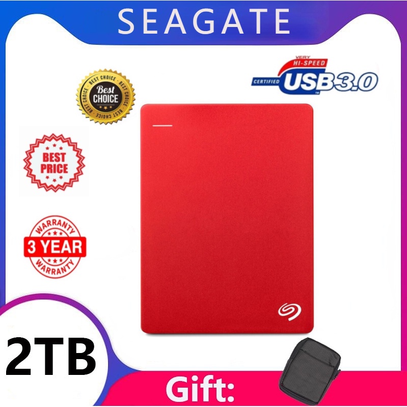 Seagate ฮาร์ดดิสก์ภายนอก 1TB 2TB แบบบาง พลัส Usb 3.0 2.5 นิ้ว แบบพกพา | Shopee Thailand