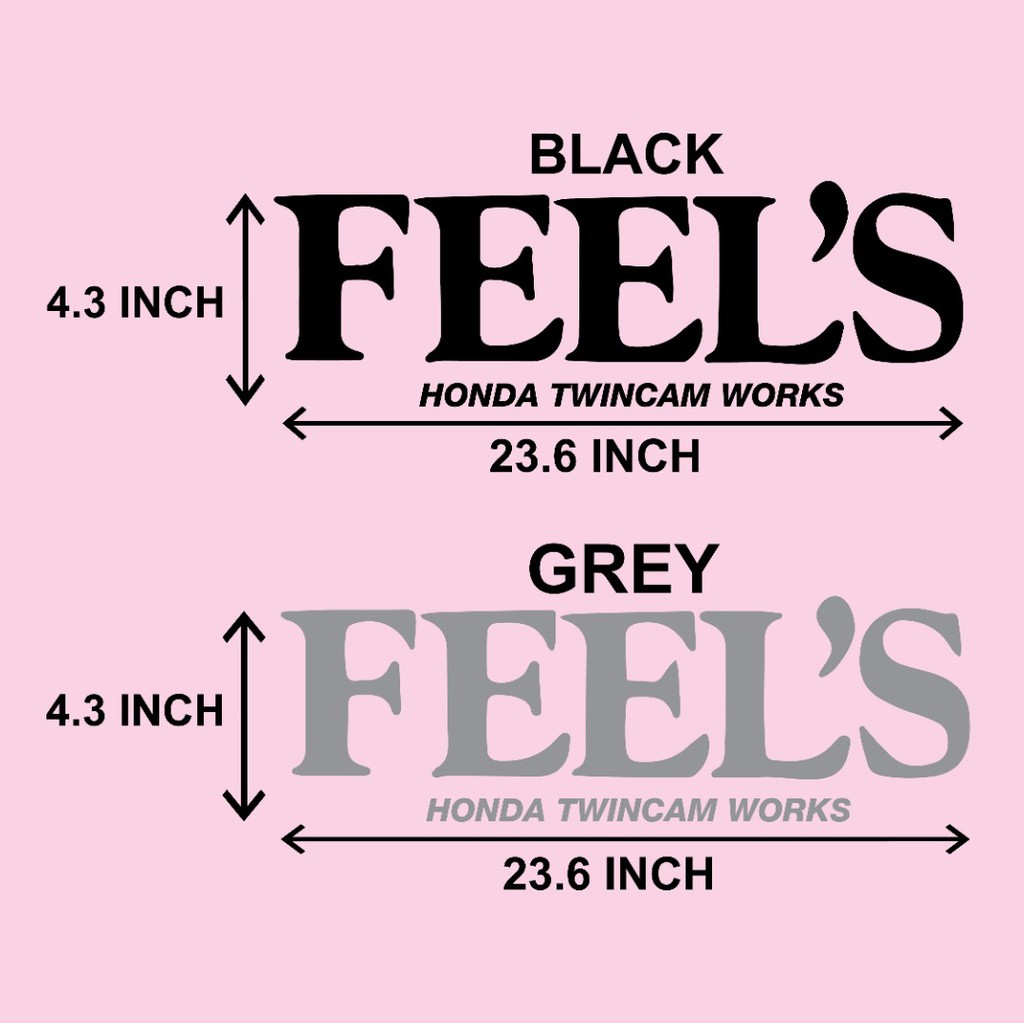 สติ๊กเกอร์ Kereta Feels Honda Twincam Works | Shopee Thailand