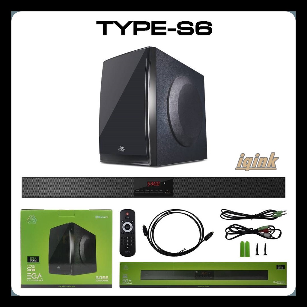 EGA TYPE-S6 SPEAKER SOUNDBAR 30W EGA type-S6 | Shopee Thailand
