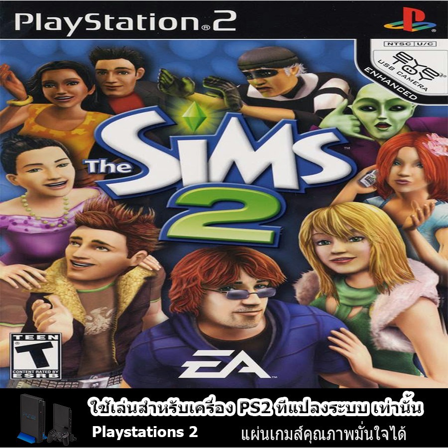 แผ่นเกมส์ PS2 (คุณภาพ) (ส่งไว) The Sims 2 (USA) | Shopee Thailand