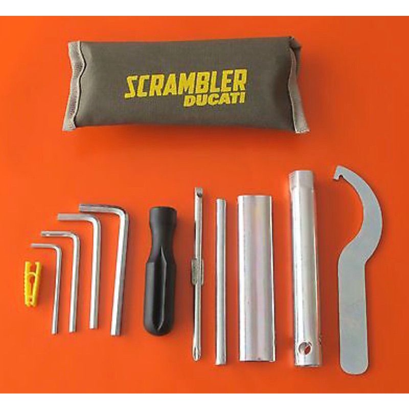 ชุดเครื่องมือประจำรถ Ducati Scrambler Tools รวม 11ชิ้น ใช้กับ Ducati or ...