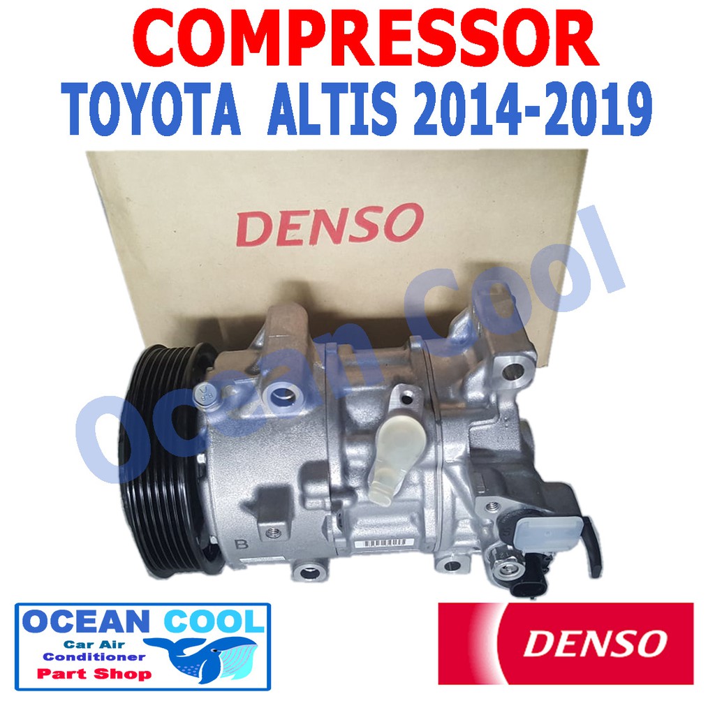 คอมเพรสเซอร์ โตโยต้า อัลติส 2014 - 2019 COM0012 DENSO แท้ 447150-76824D ...